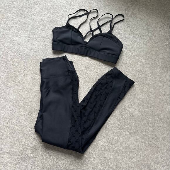 ALO Yoga | Pants & Jumpsuits | Alo Yoga Mesh Airlift Set | Poshmark